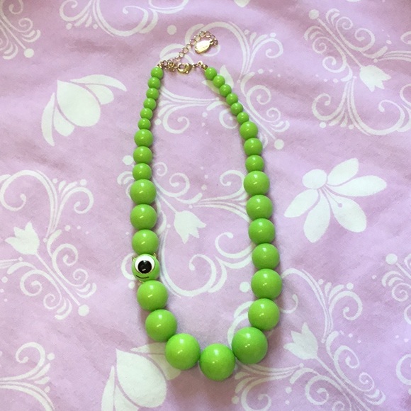 Disney | Jewelry | Rare Disney Pixar Monsters Mike Wazowski Necklace ...